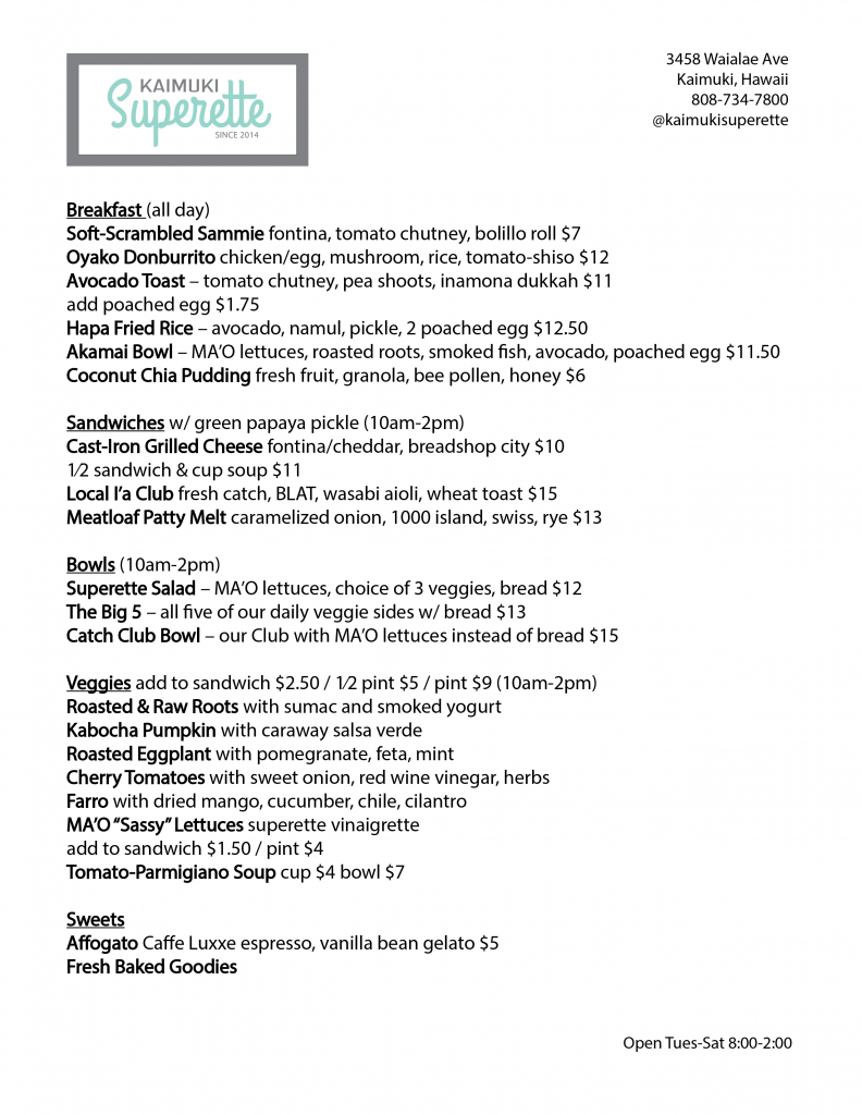 Kaimuki Superette